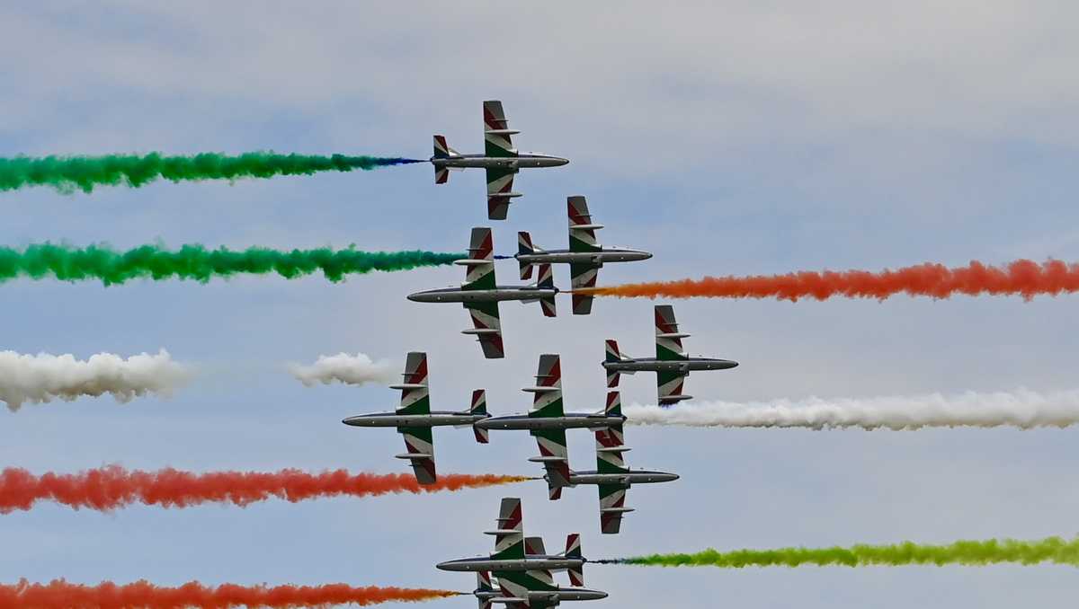 Italian Air Force jets to fly over California coastline