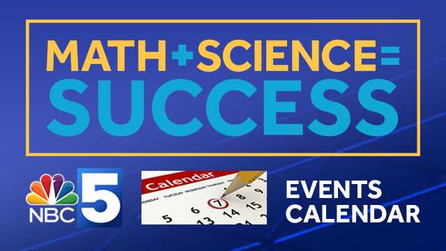 View calendar of upcoming math & science events