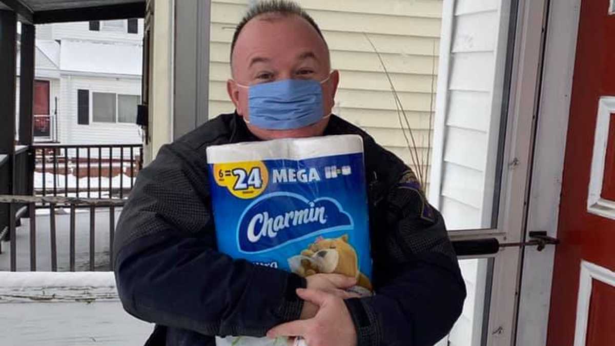 Police officer in Mass. gets toilet paper for senior during snow storm