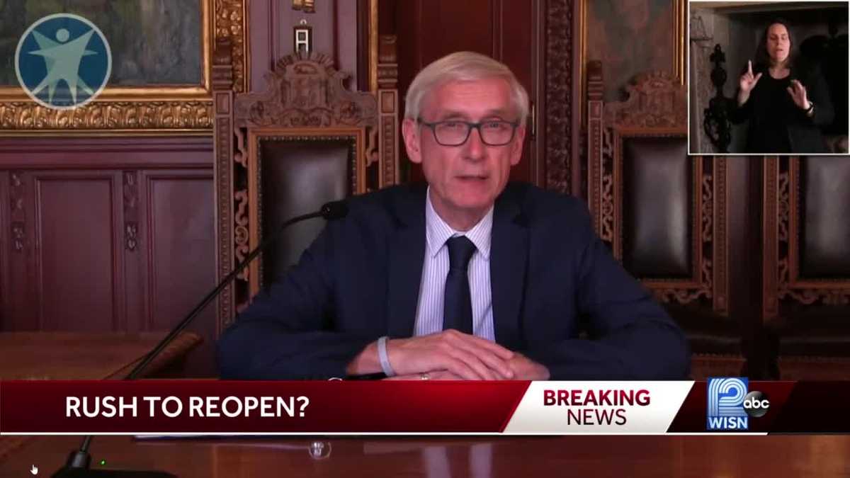 Evers indicates it could be weeks, month before state is 'ahead of curve'