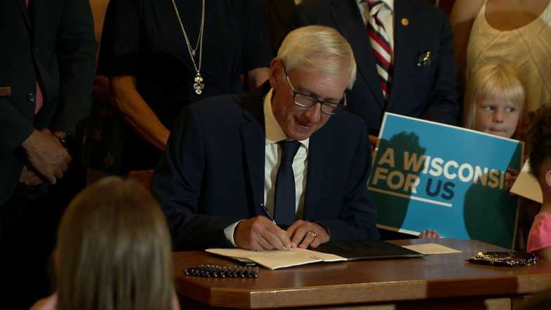 Gov. Tony Evers signs Wisconsin budget with 78 partial vetoes