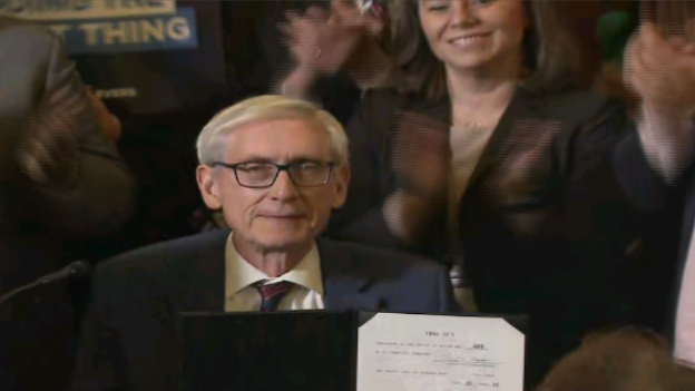 Gov. Tony Evers signs his new legislative maps into law after Republicans pass them