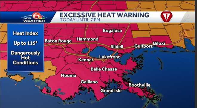 Possible Excessive Heat Warnings for this Weekend