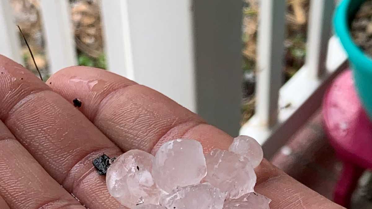 Gallery: North Carolina severe weekend storms produce large hail