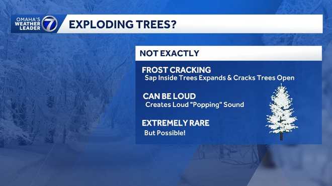 Omaha weather: What are exploding trees, frost quakes?