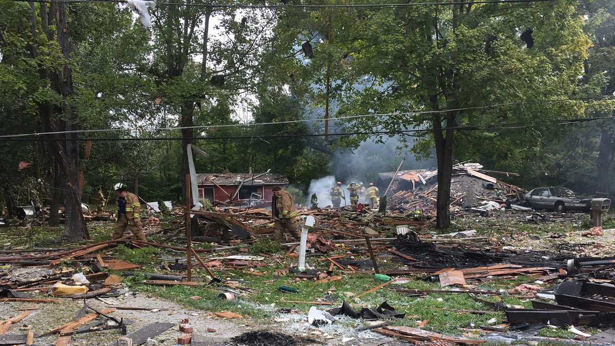 Photos: House explosion in Floyd County