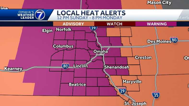 Omaha weather: Dangerous heat set to return by end of weekend