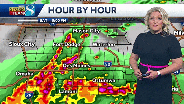 T-storms expected to pummel central Iowa with heavy rainfall