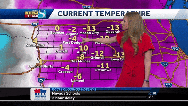 Light snow, dangerous temperatures make for frigid Friday