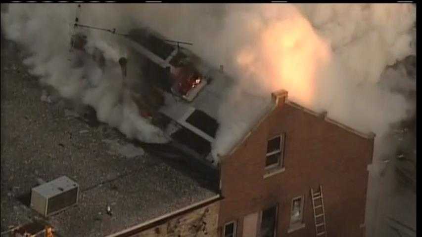 Photos: Building on fire on Milwaukee's near west side