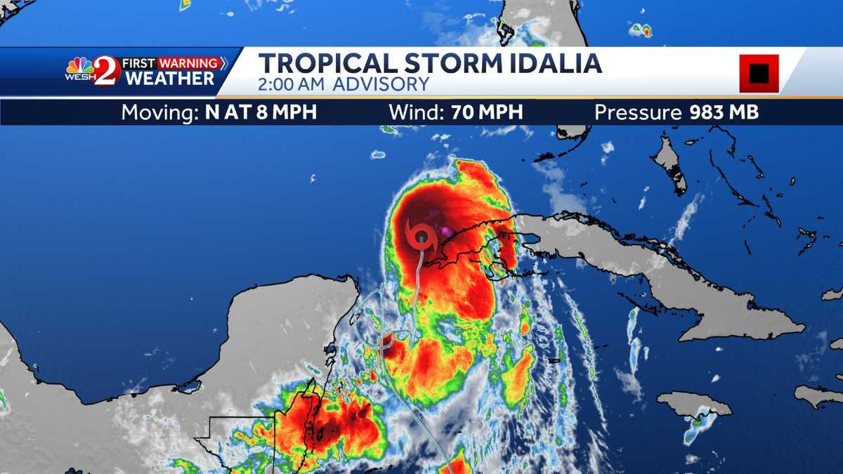 Tropical Storm Idalia To Hit Florida Latest Spaghetti Models