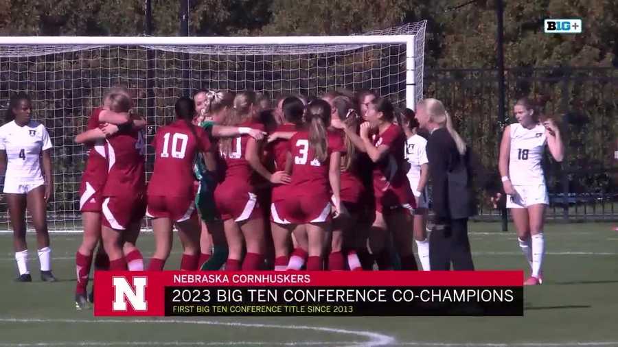 Nebraska soccer clinches share of Big Ten title with 4-2 win over Illinois