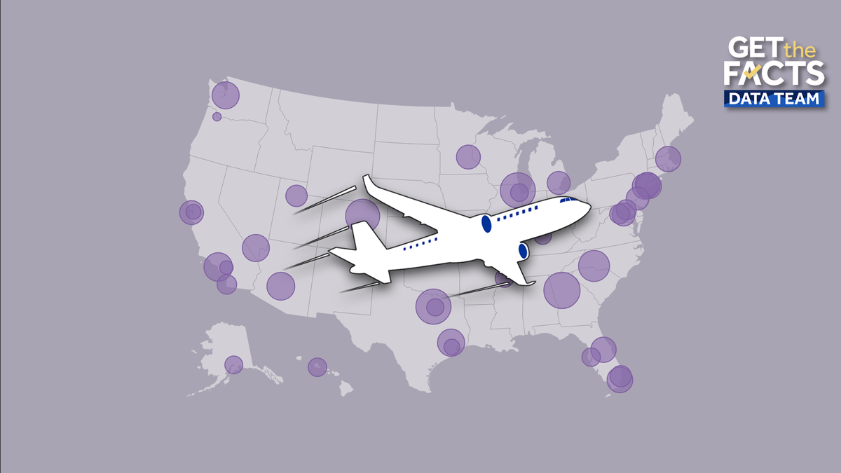 The FAA is reducing flights at US airports. How busy were they?
