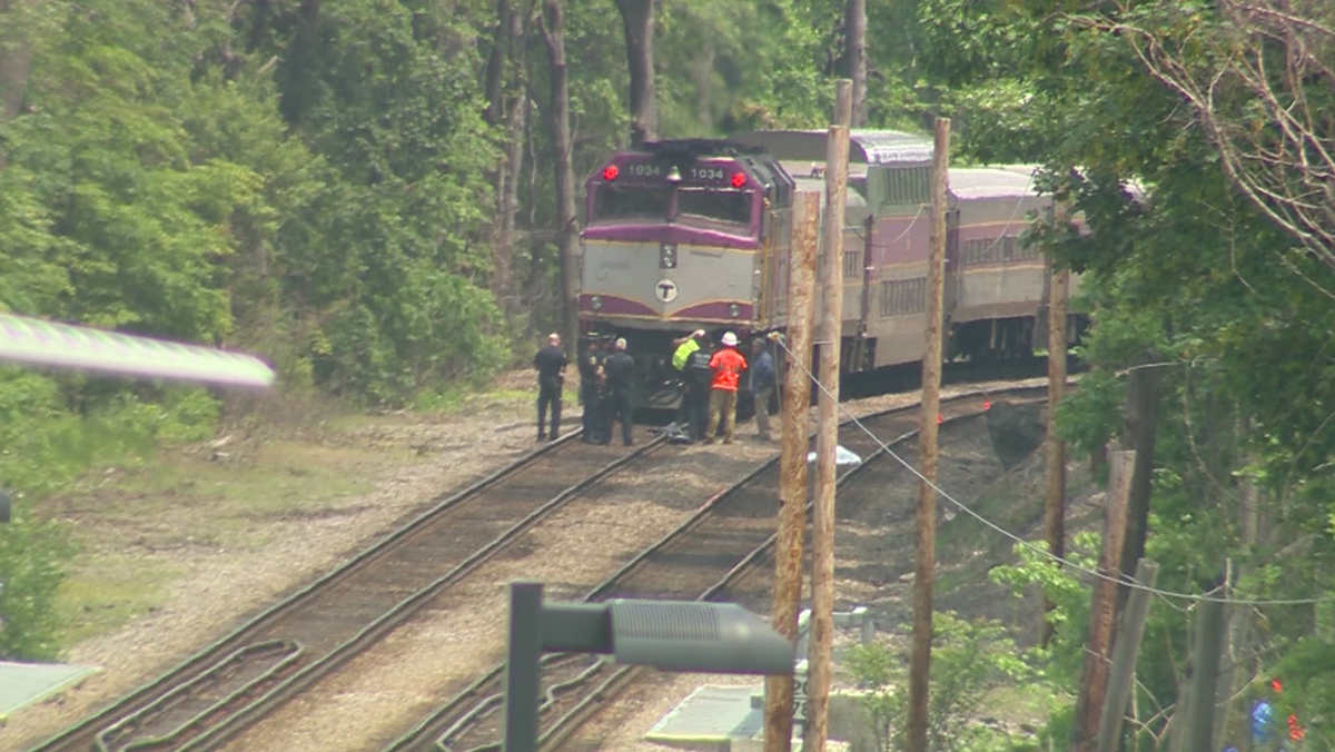 Trespassing pedestrian, struck, killed by MBTA Commuter Rail train ...