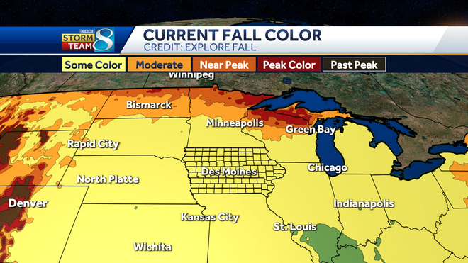 Iowa fall colors: When to expect the best foliage this month