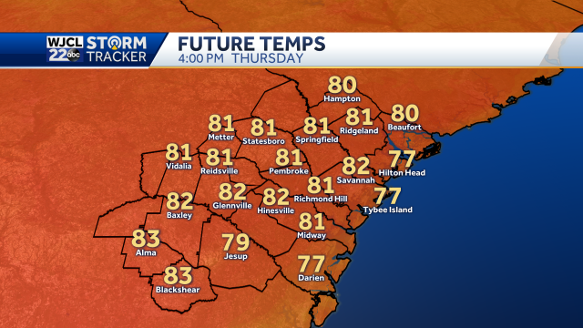 An early taste of fall weather...temperatures and humidity dip