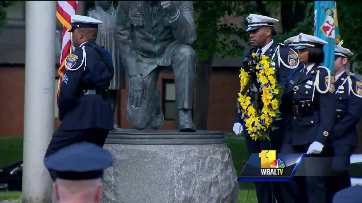Baltimore police honor fallen officers with ceremony