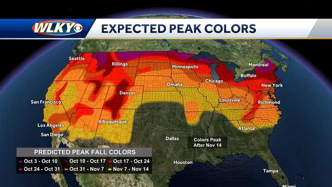 Fall colors in the Louisville area: When foliage is predicted to peak