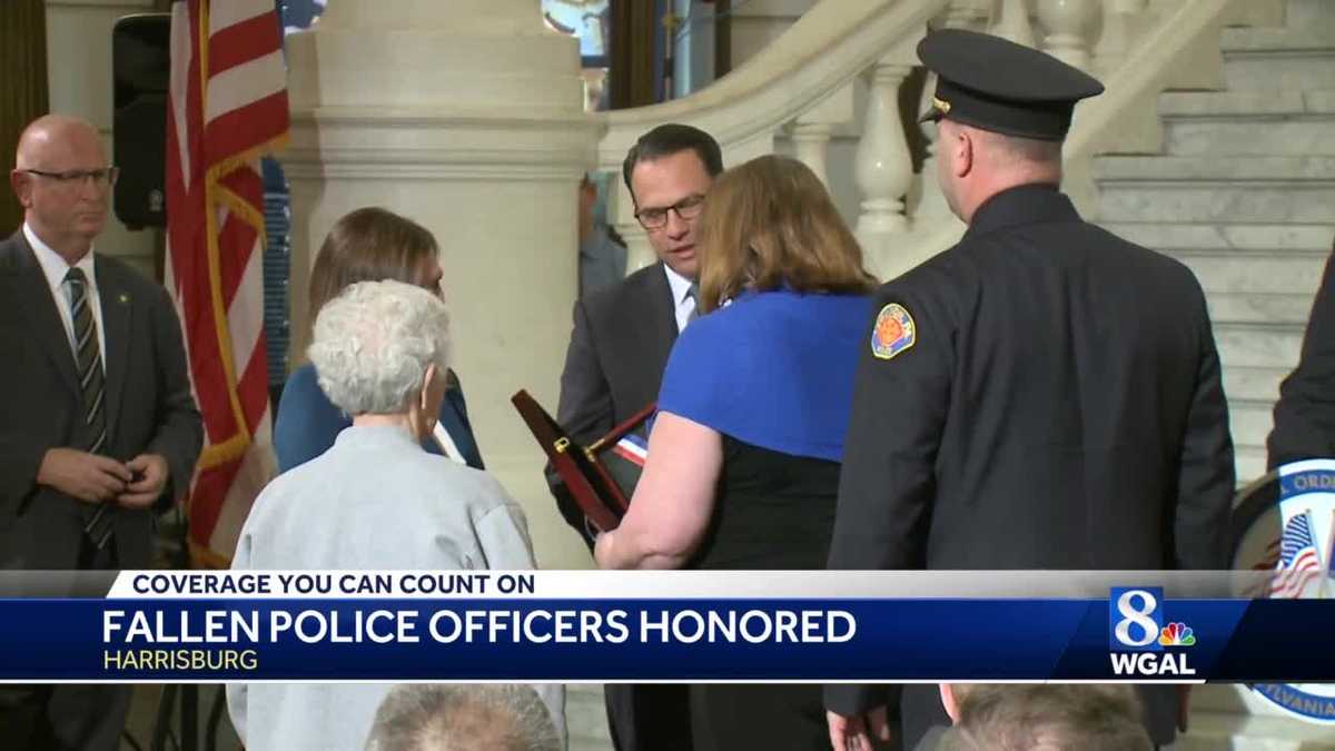 Police officers lost in the line of duty remembered in Harrisburg