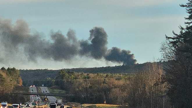 Numerous explosions reported as Falmouth, Maine, home burns