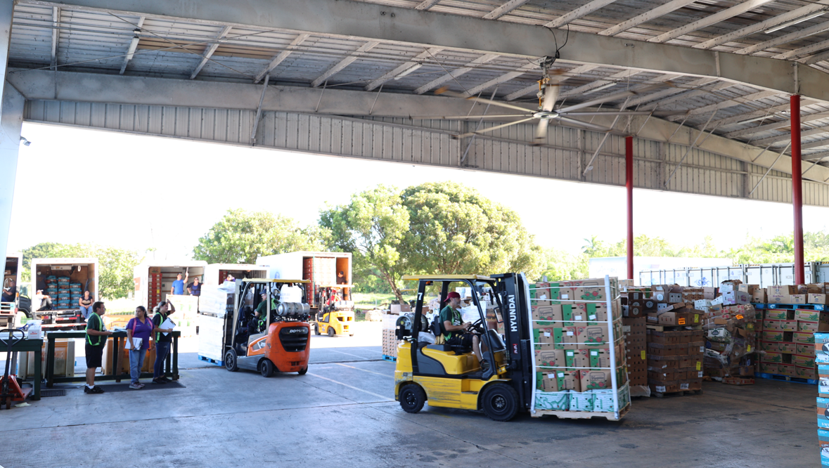 Farm Share food bank distributing millions of pounds of food, supplies ...