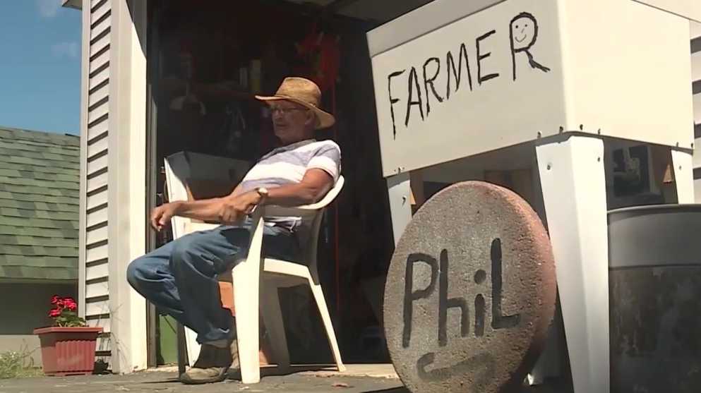 'Farmer Phil' has says he's become a victim of theft