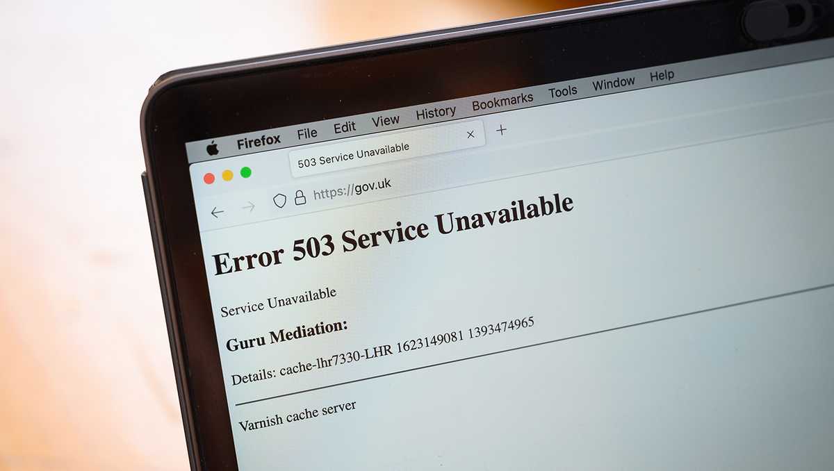 A massive part of the internet went down for an hour Tuesday. Here's ...