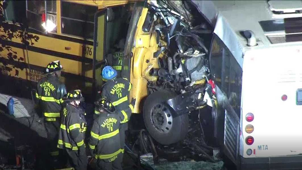 6 killed in Baltimore bus crash