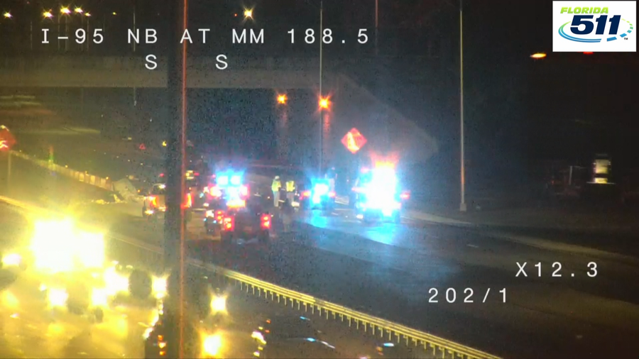 Driver killed in multi-car crash on I-95 in Brevard County