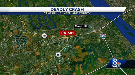 Man dies in crash on Route 581 in Cumberland County, Pa.