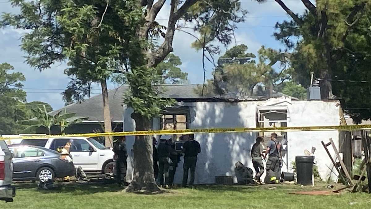 Florida man mourns father he says died in Fourth of July house fire