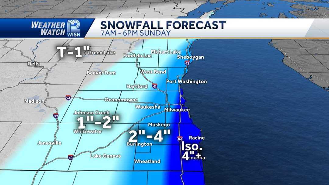 Alert weekend: Snow continues into Sunday evening