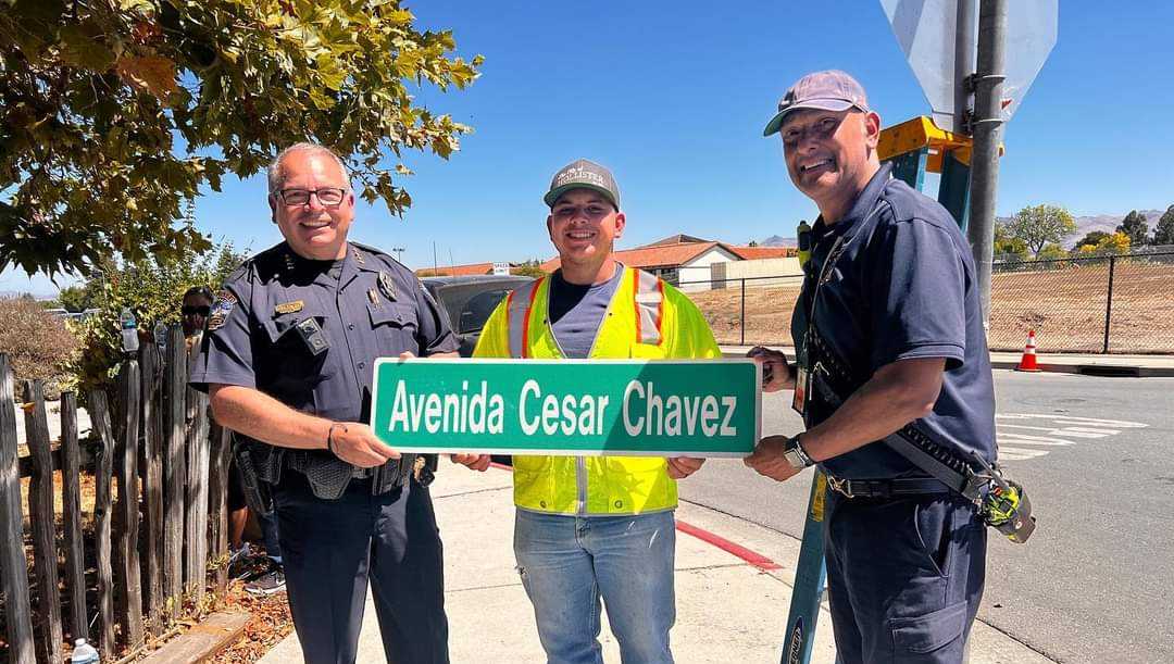 Hollister street renamed in honor of Cesar Chavez