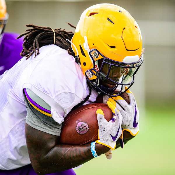 PHOTO GALLERY: LSU Tigers put on the shoulder pads for the first time ...