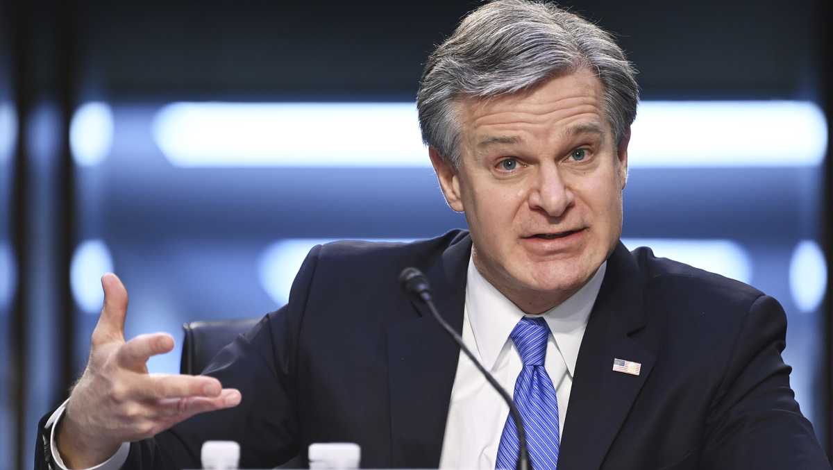 FBI director calls Capitol attack 'domestic terrorism,' defends intel