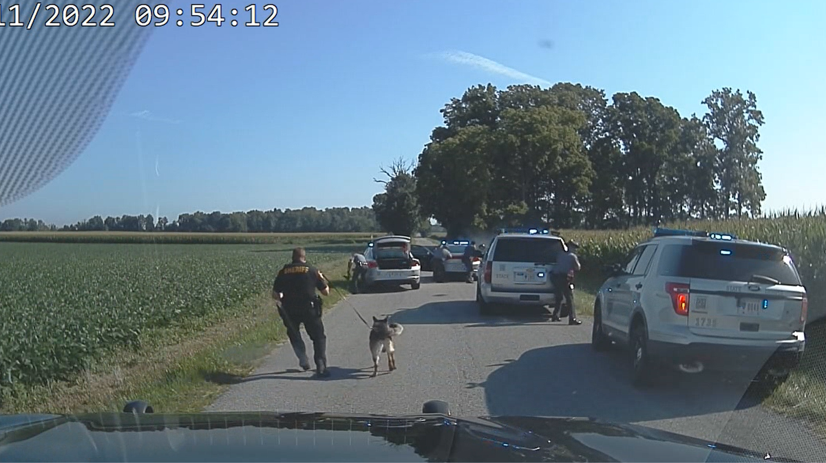 Video shows standoff unfold with police, suspect who breached FBI office