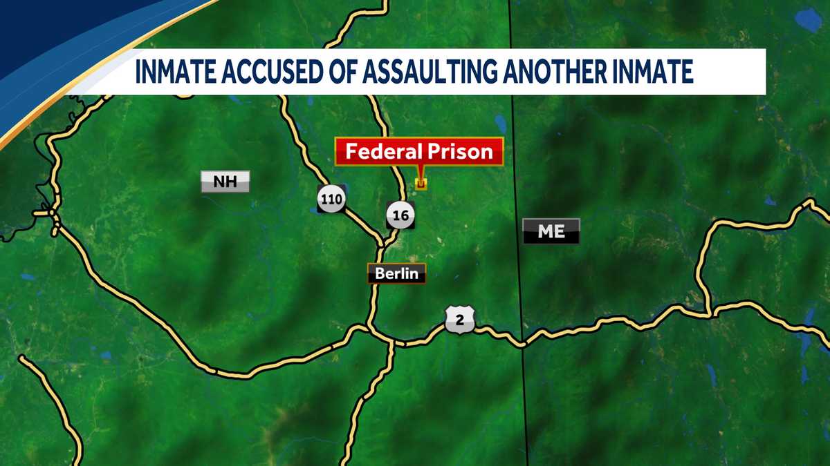 Man accused of assaulting inmate with padlocks at NH prison