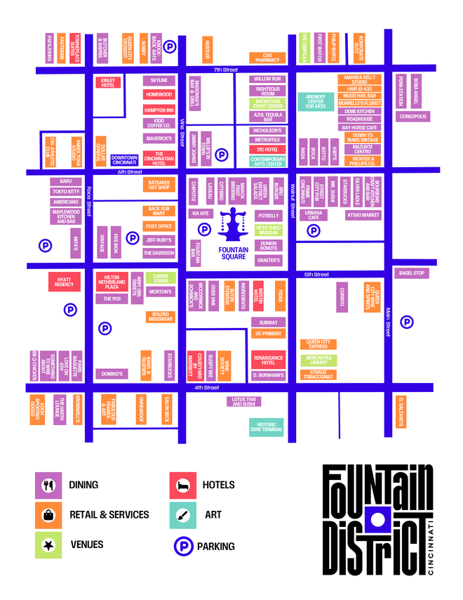 New branding announced for 'Fountain District' in downtown Cincinnati