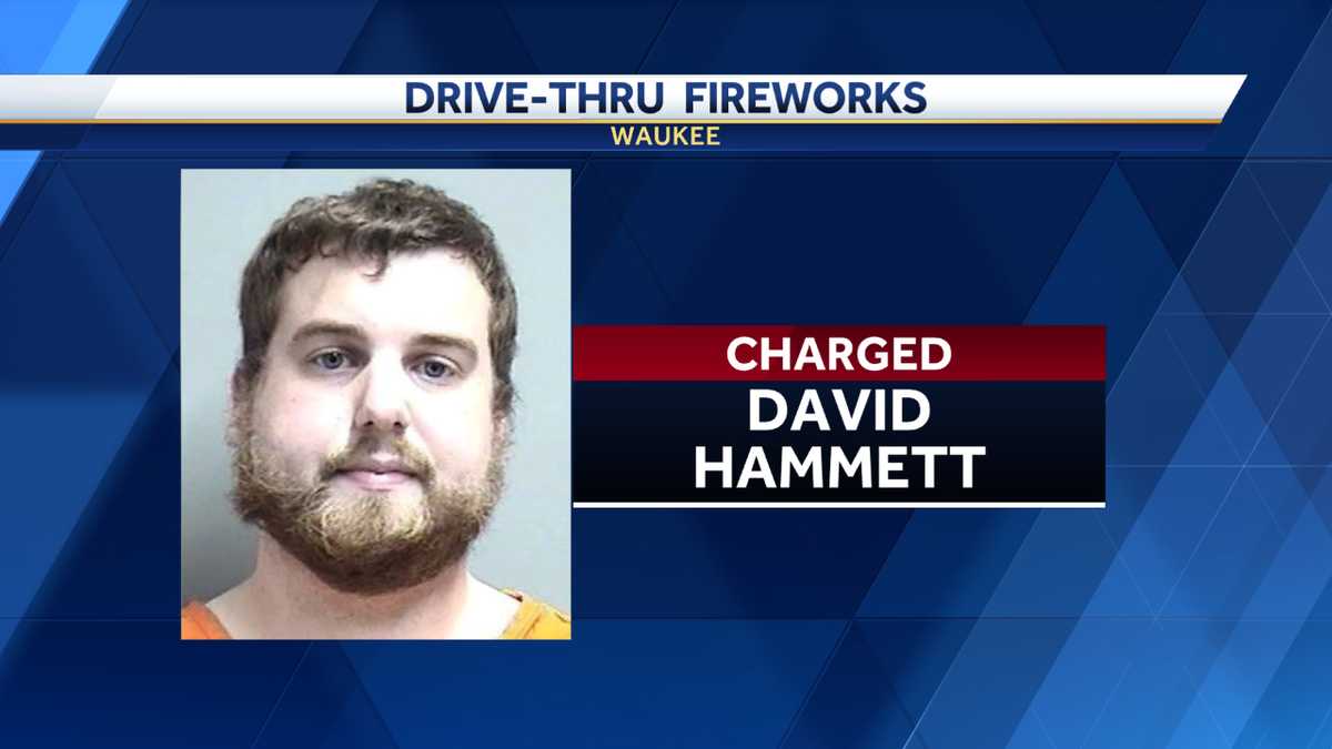 Police: Iowa man shot fireworks near woman's car in drive-thru