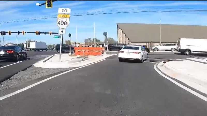 FDOT raising crosswalk at Orange Co. intersection