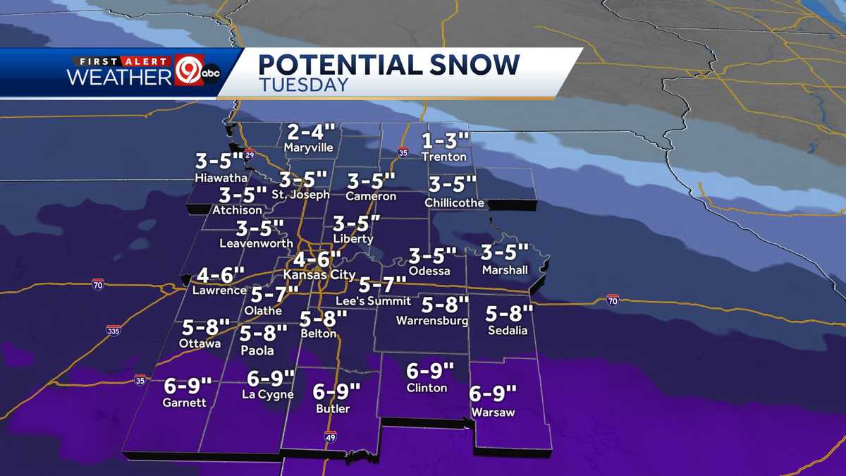 Kansas City weather: Heavy snow on the way, winter alerts issued