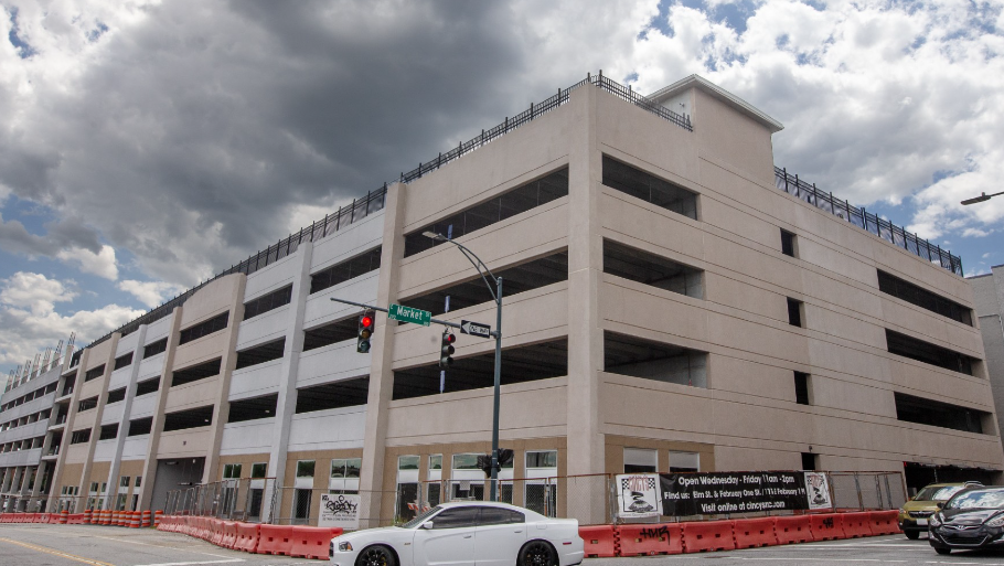 New February One parking deck opens in Greensboro; Accepting hourly ...