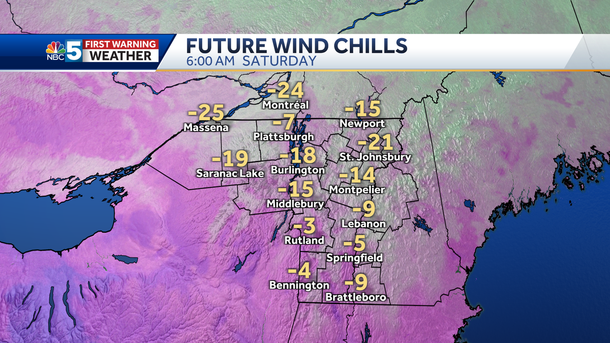 Light wintry mix Thursday night, Staying cold through Saturday