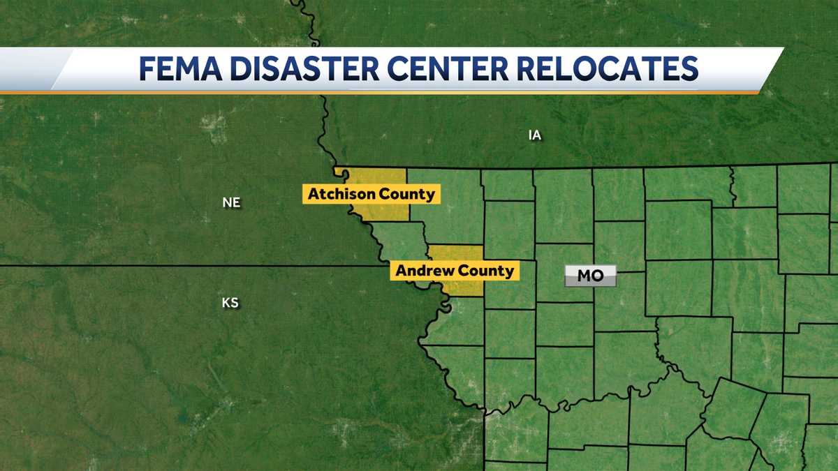FEMA disaster recovery center relocating to Andrew County
