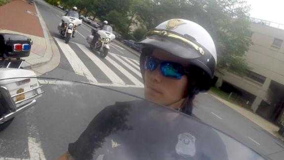 Meet the first female member of the Secret Service motorcade