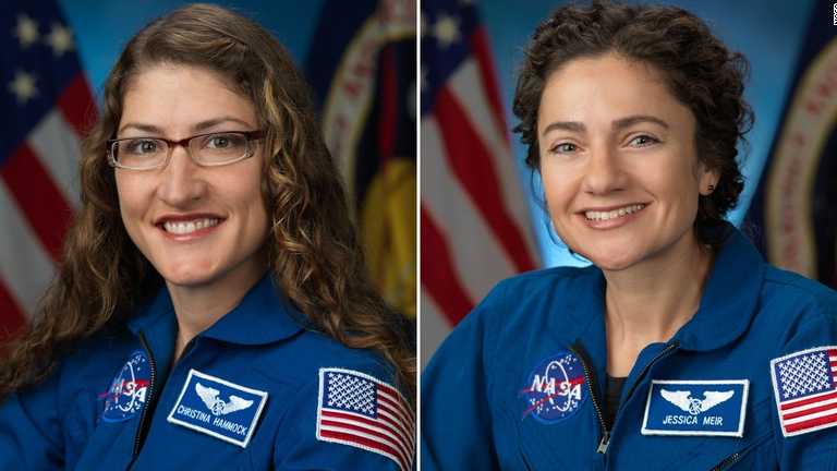 The first all-female spacewalk is underway