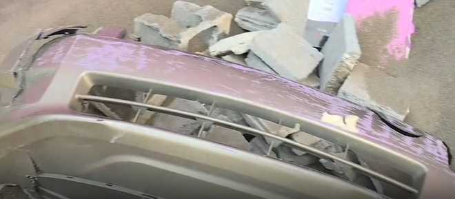 'Like a bomb, boom!': Car crashes through wall of Birmingham business