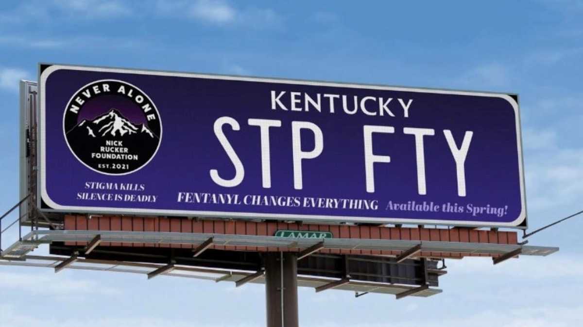 KY releasing license plates to spread awareness of fentanyl dangers