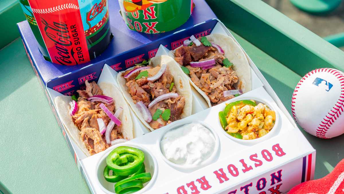 Street tacos, cowboy up burger among new menu items at Boston's Fenway Park