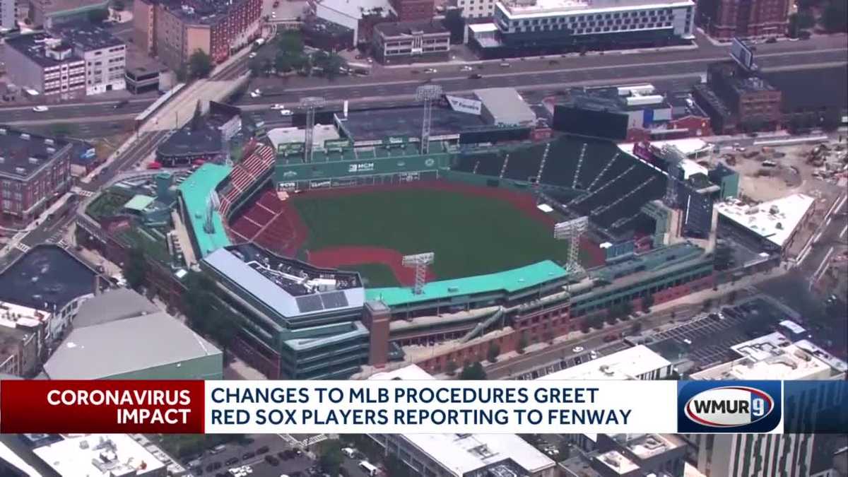 Red Sox players report to Fenway for COVID-19 testing